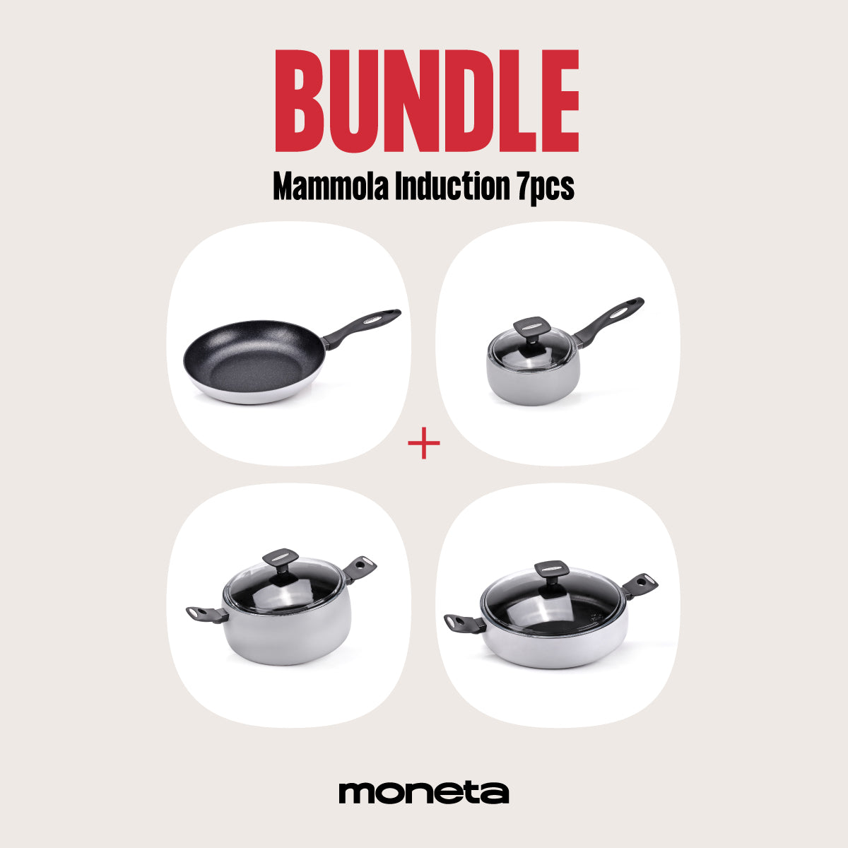 Moneta Set Mammola Induction 7pz | Moneta Shop